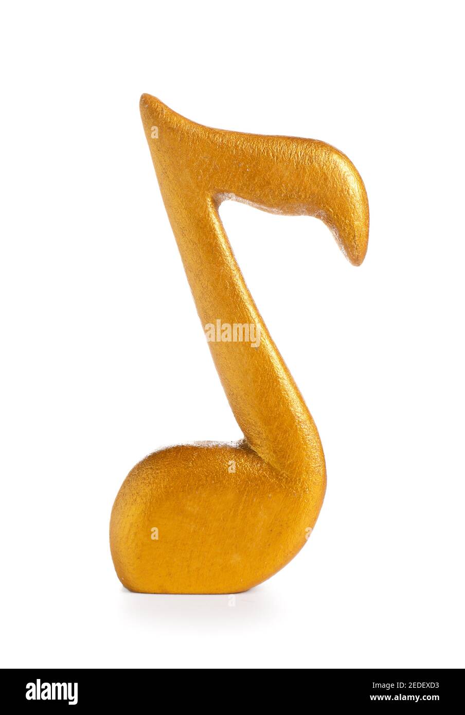 Golden music note on Cut Out Stock Images & Pictures - Alamy