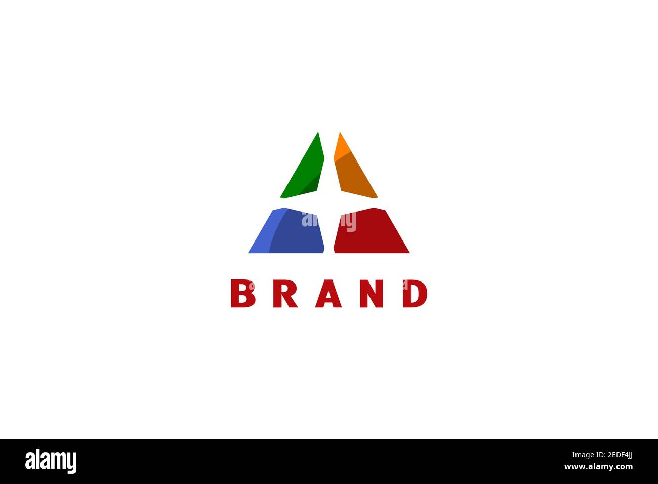 Star triangle logo Stock Vector Image & Art - Alamy