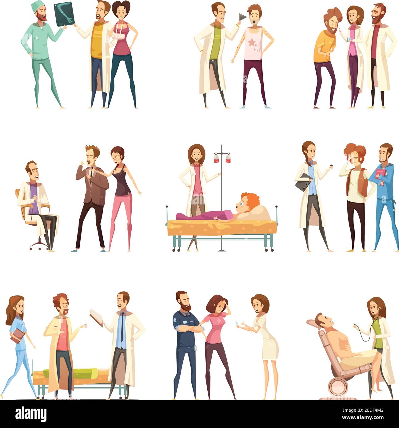 Nurse Cartoon High Resolution Stock Photography and Images - Alamy