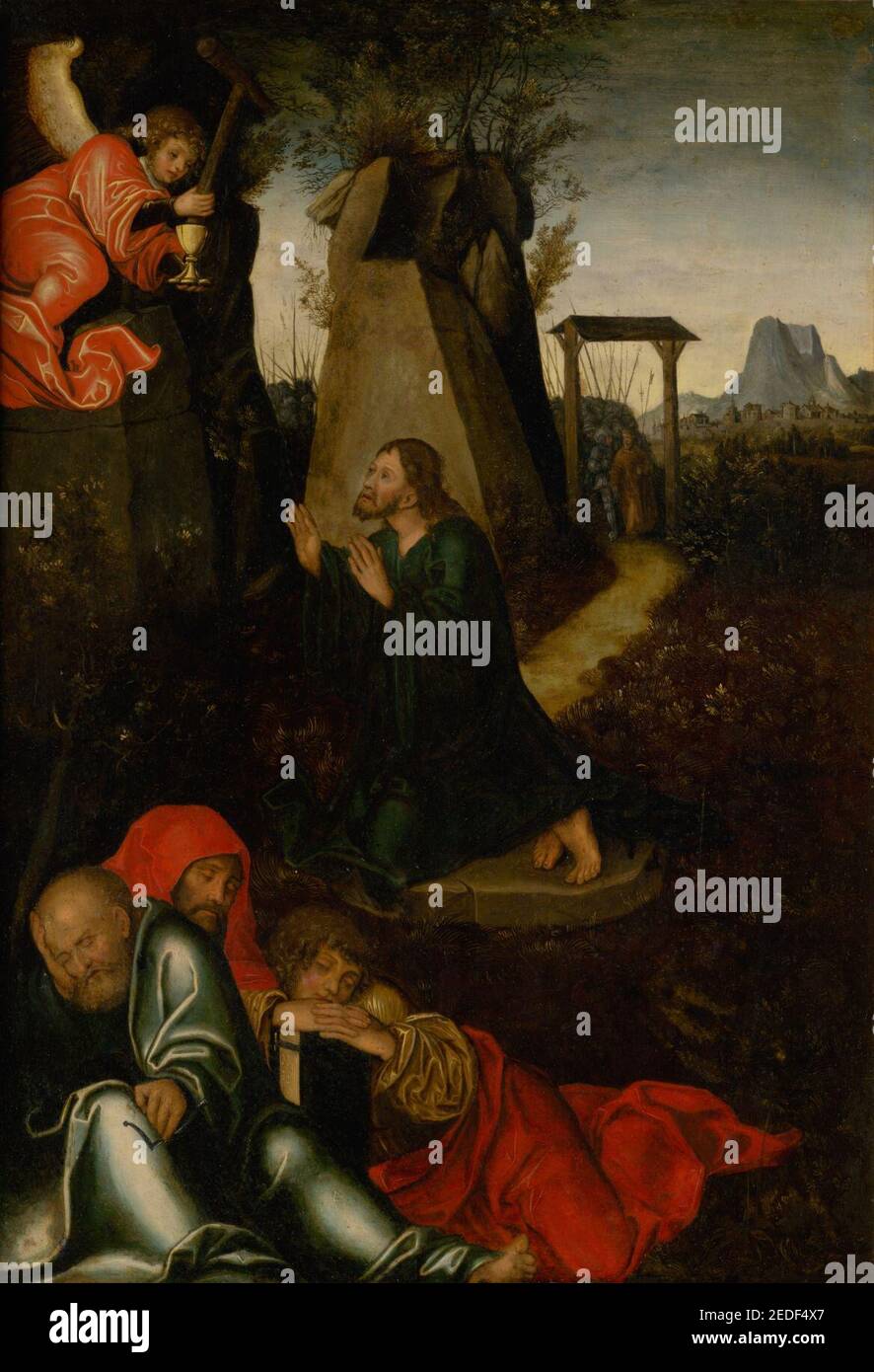 Nemecký maliar z 2. tretiny 16. storočia - Christ on the Mount of ...