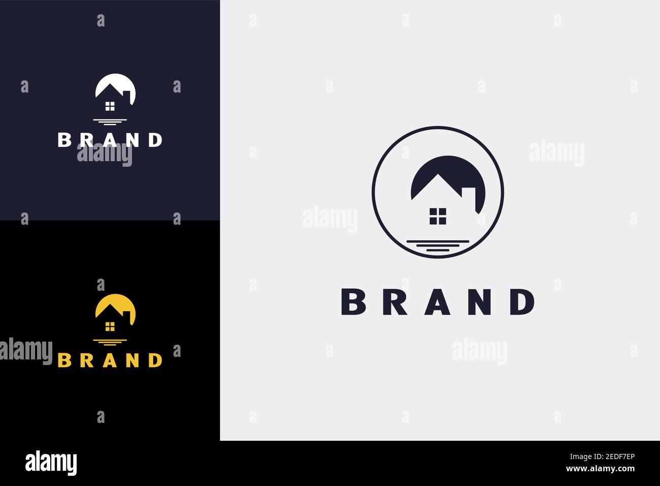 Minimalist house logo Stock Vector Image & Art - Alamy