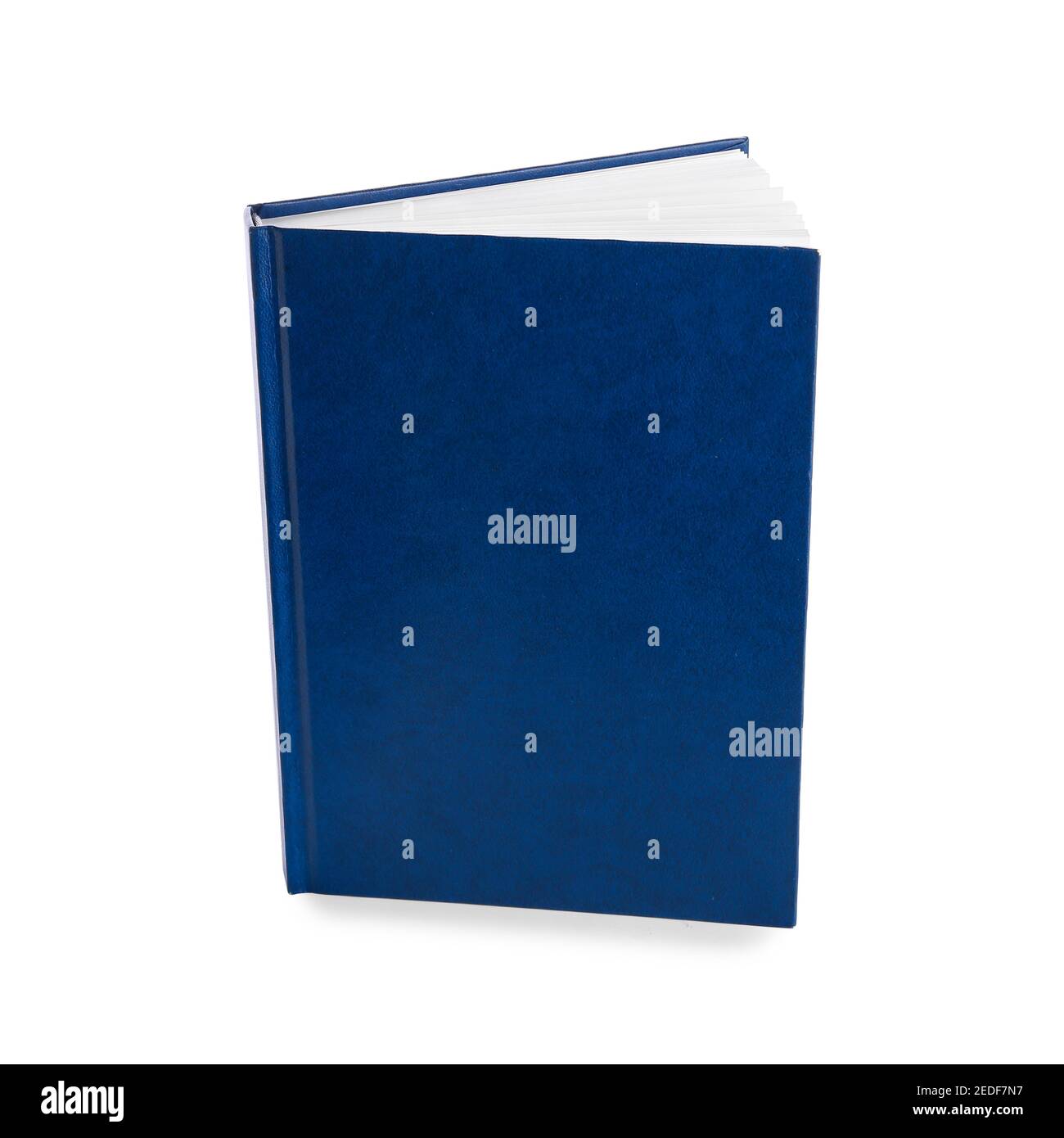 Blank book on white background Stock Photo - Alamy