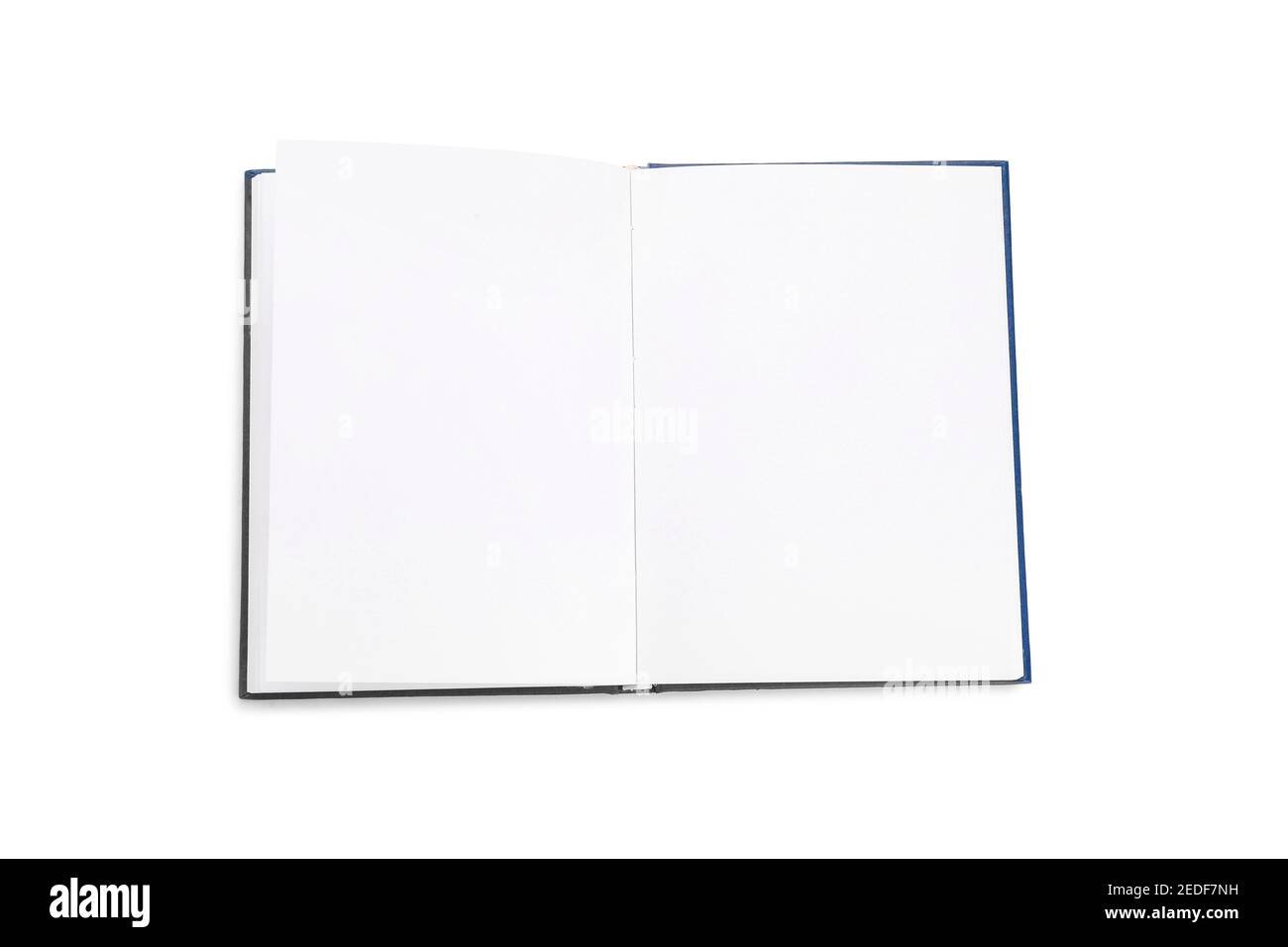 Blank book on white background Stock Photo - Alamy