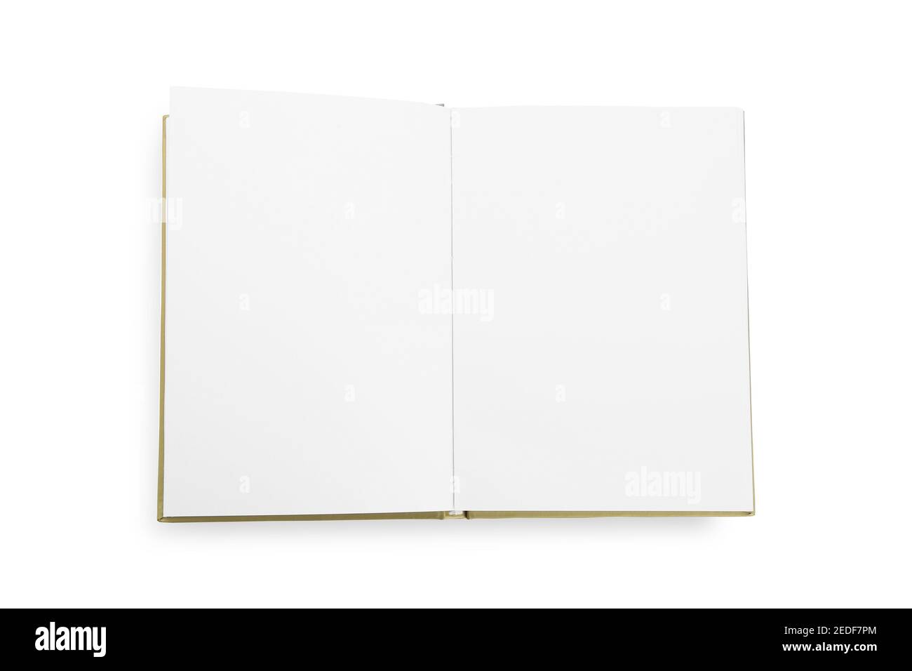 Blank book on white background Stock Photo - Alamy