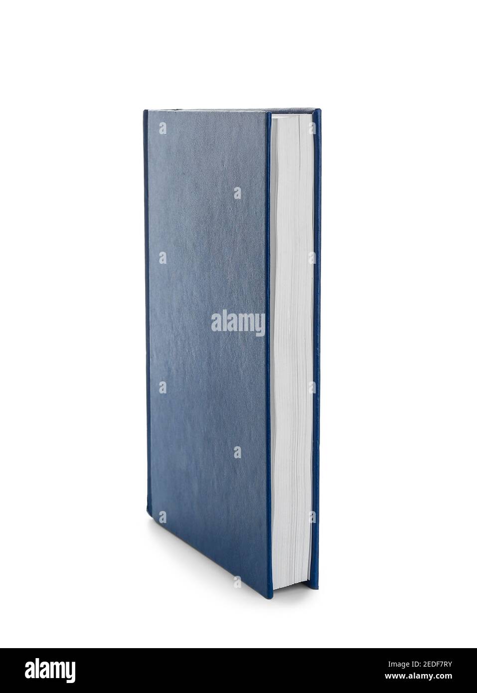 Blank book on white background Stock Photo - Alamy