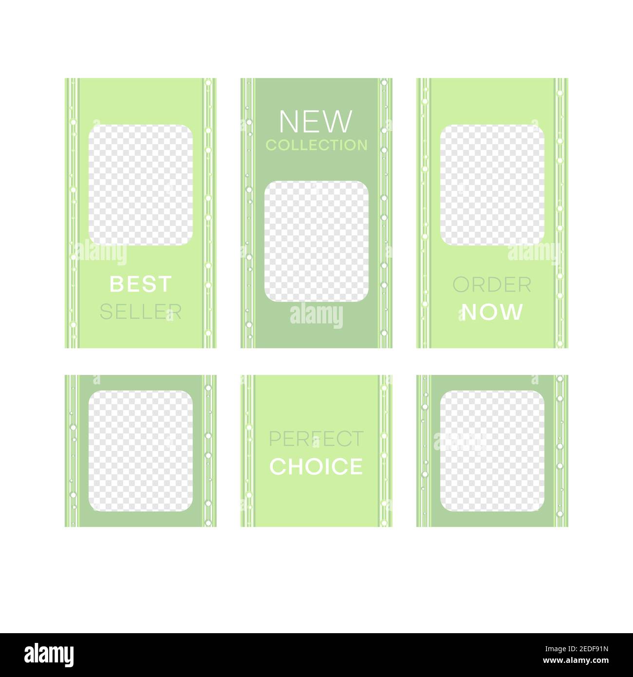 Modern decorative vector frames. Editable design templates for web ...