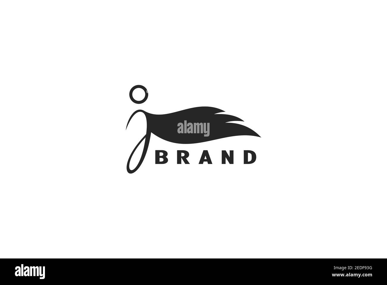 Winged human letter J logo Stock Vector Image & Art - Alamy