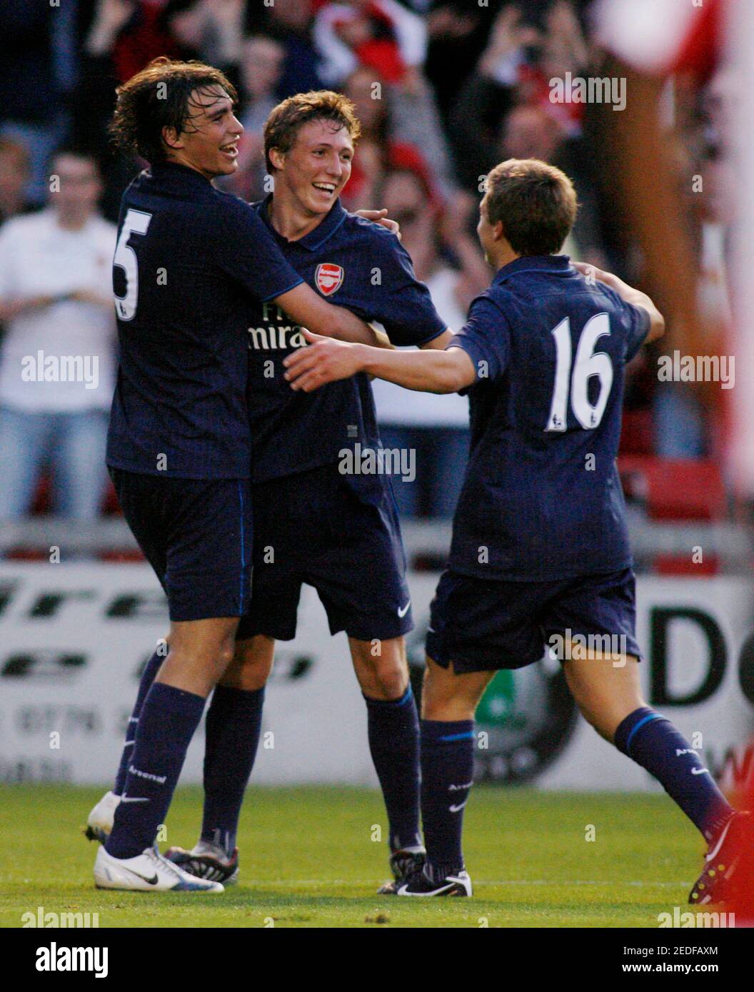 Luke ayling celebrates goal hi-res stock photography and images - Alamy