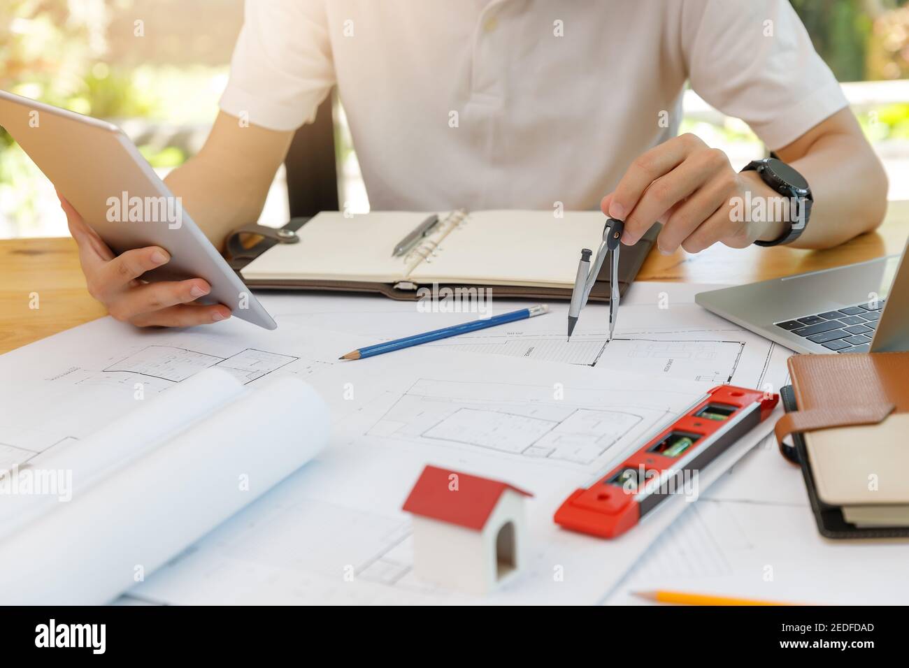 Engineer and Architect concept, Engineer Architects and Interior ...