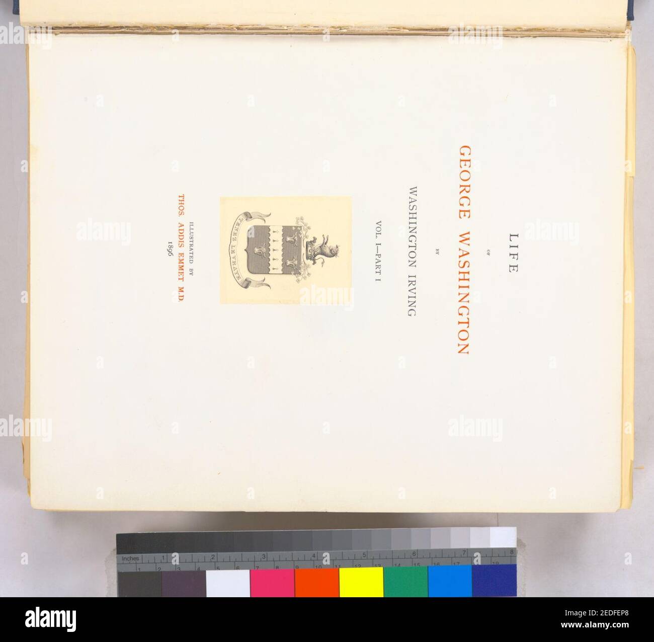 New title page, vol. 1, pt. 1 Stock Photo - Alamy