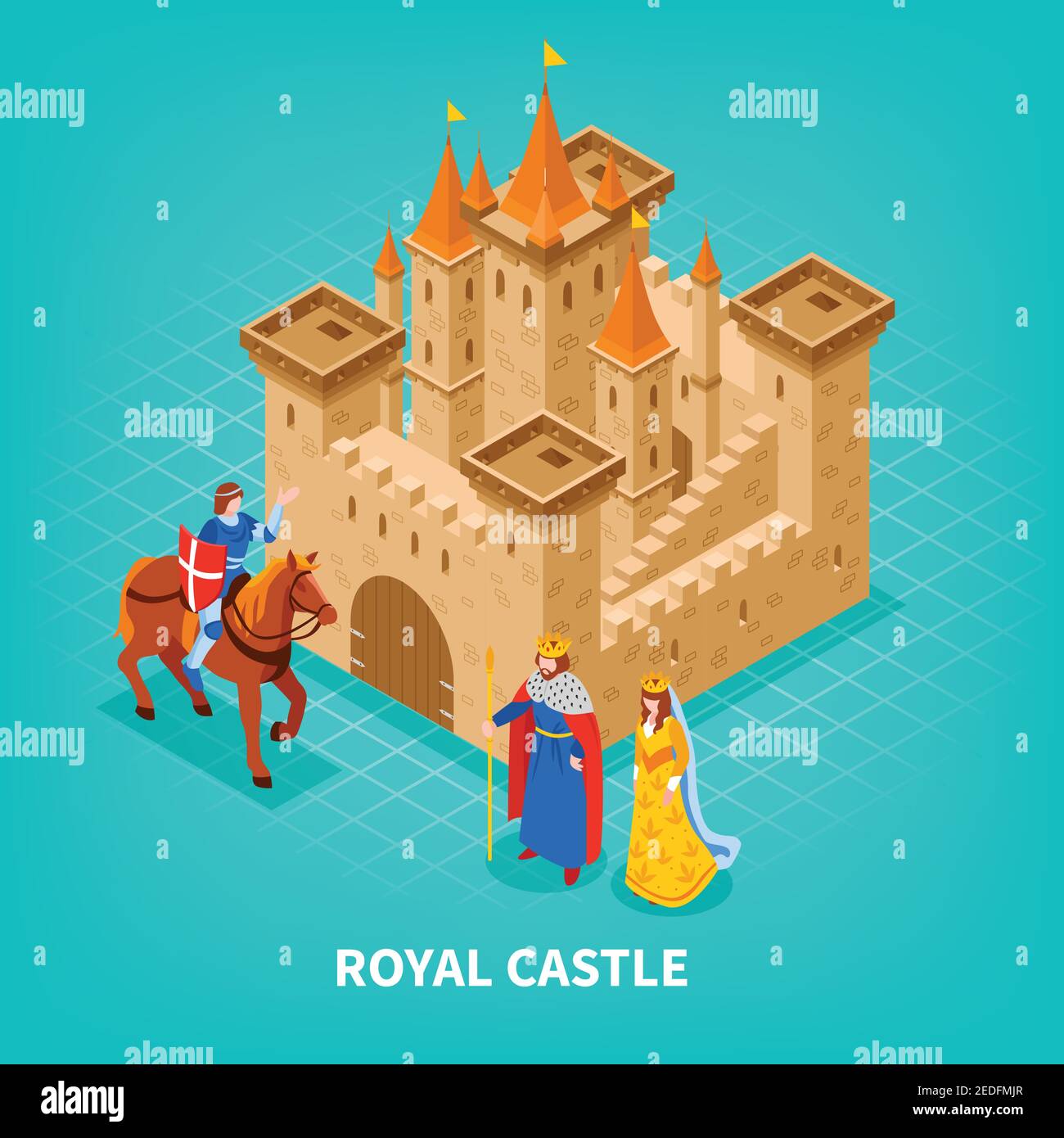 Royal castl Stock Vector Images - Alamy