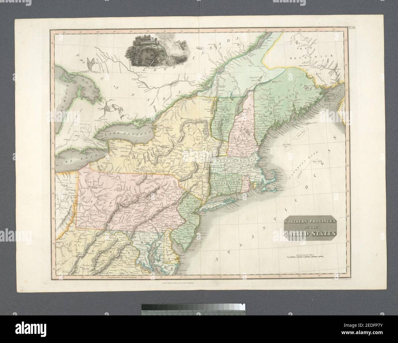 Northern provinces of the United States Stock Photo - Alamy
