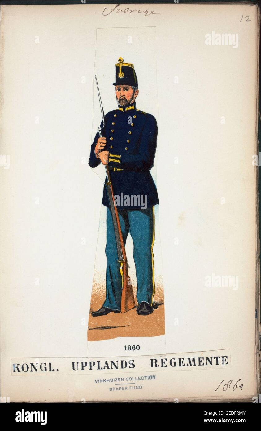 Norway and Sweden, 1860 Stock Photo - Alamy