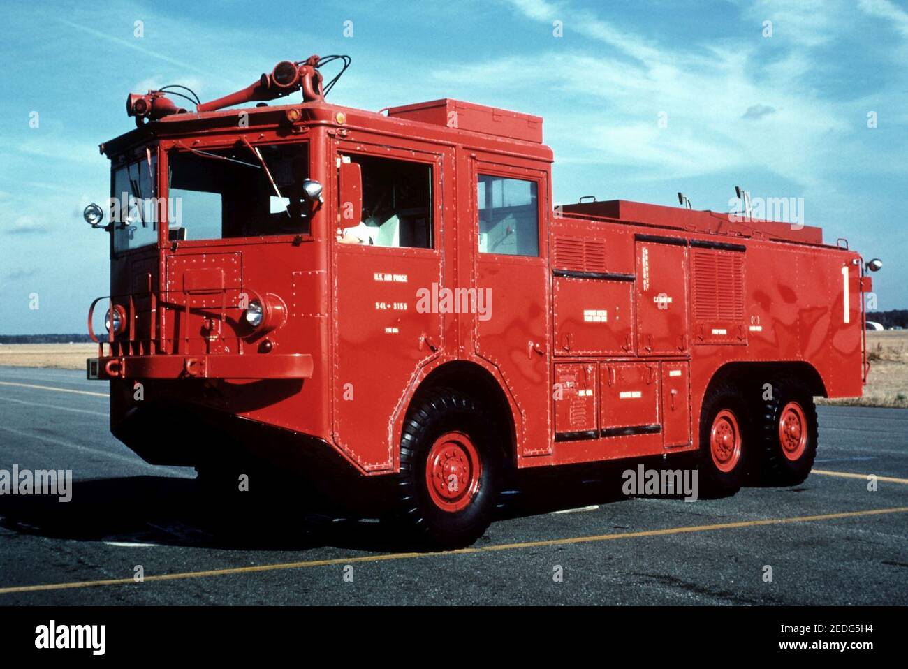 O-11A airport crash tender Stock Photo - Alamy