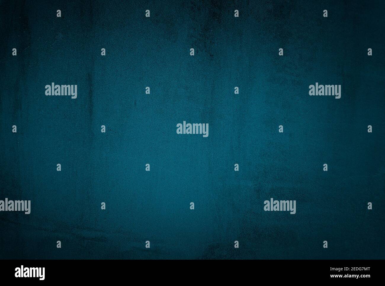 Vintage grunge blue concrete texture studio wall background with ...