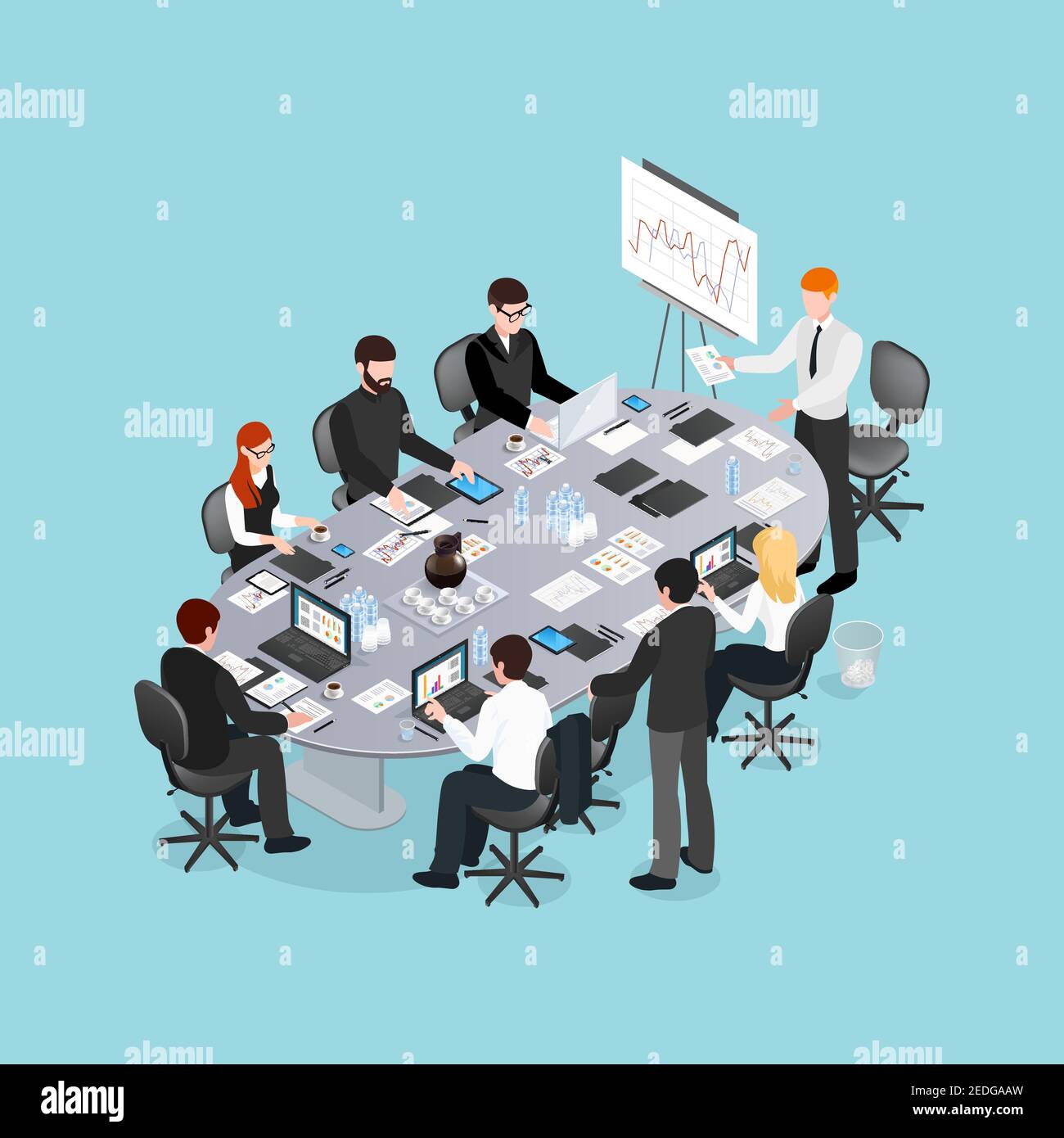 Boardroom job Stock Vector Images - Alamy