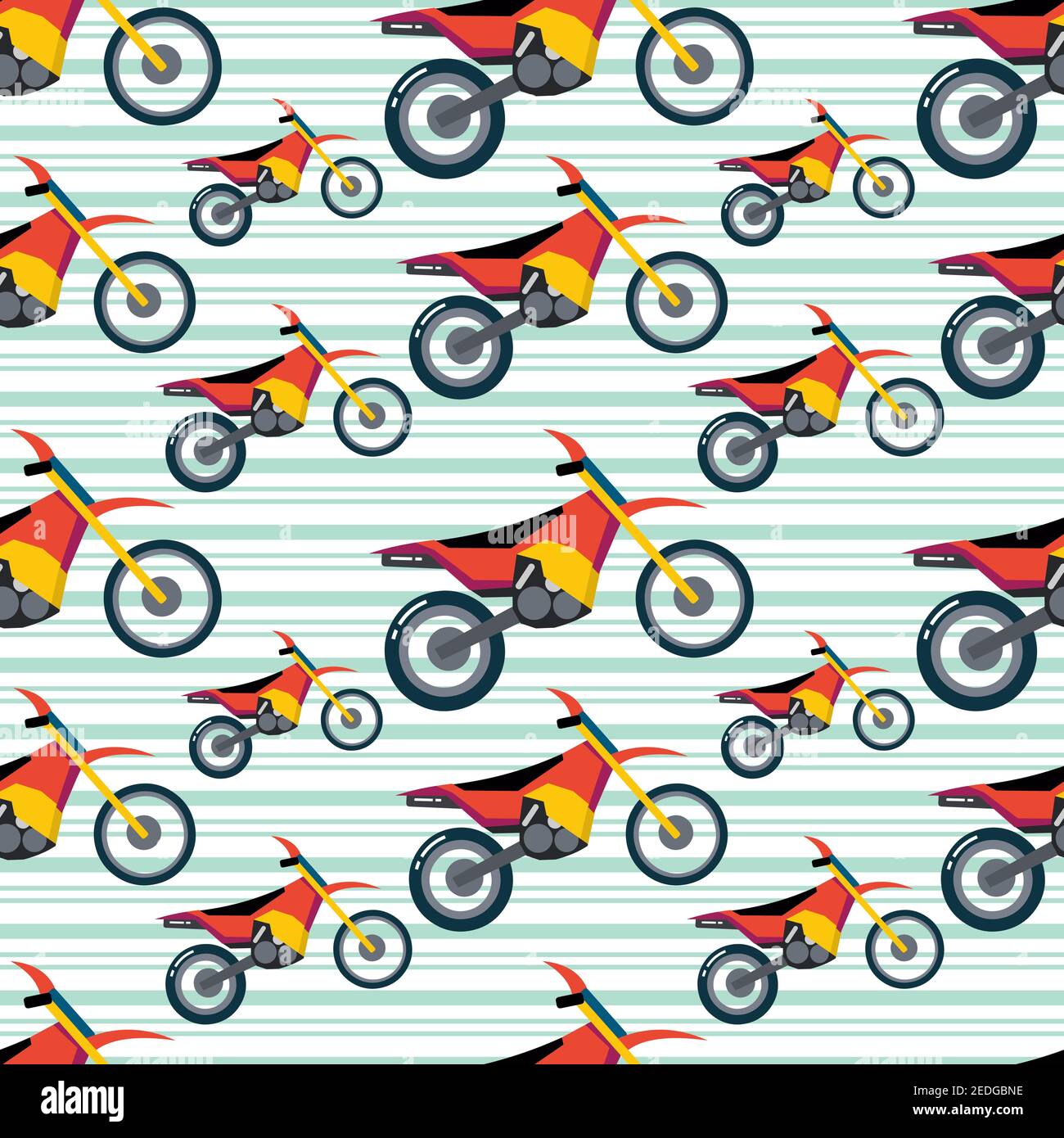 trail motorcycle seamless pattern vector illustration Stock Vector ...