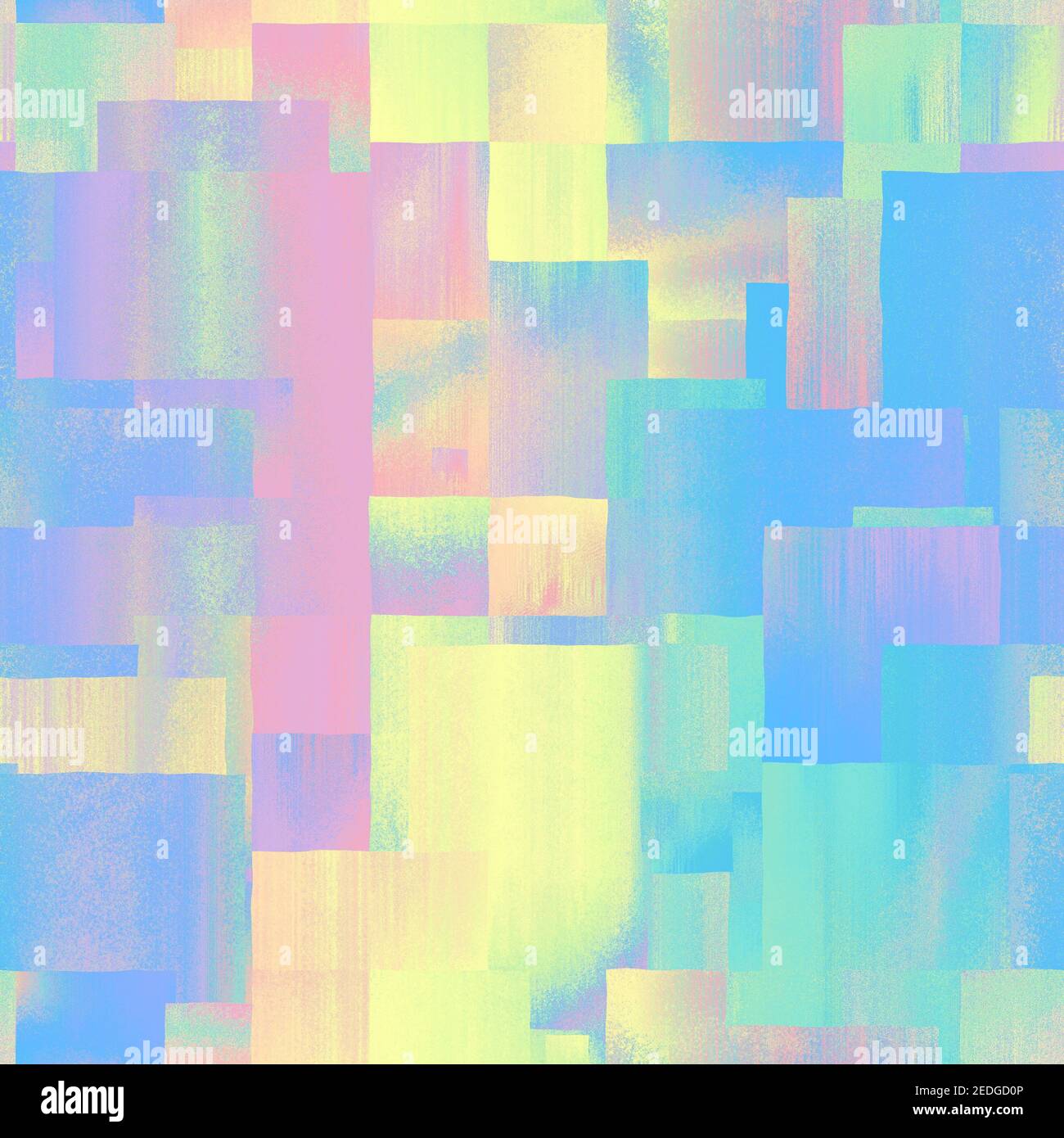 Seamless rectangle geo tile mosaic pattern swatch Stock Photo - Alamy