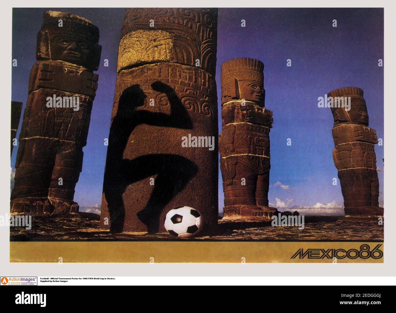 World cup poster 1986 hi-res stock photography and images - Alamy