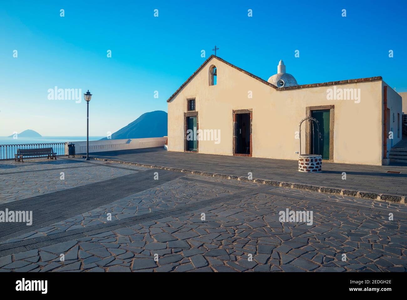 Quattropani Old Church, Lipari Island, Aeolian Islands, Sicily, Italy ...