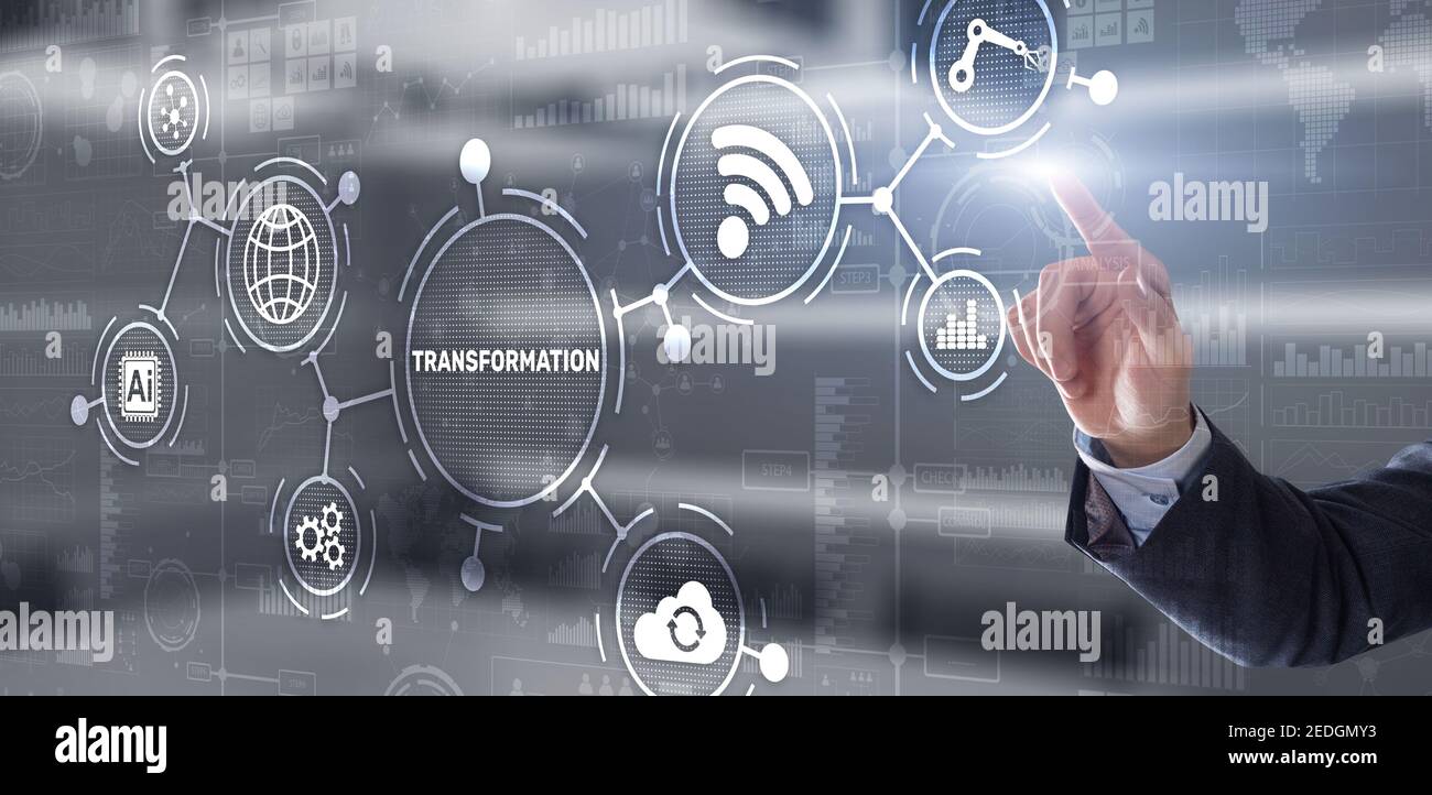 Business Digital Transformation. Future and Innovation Internet and ...