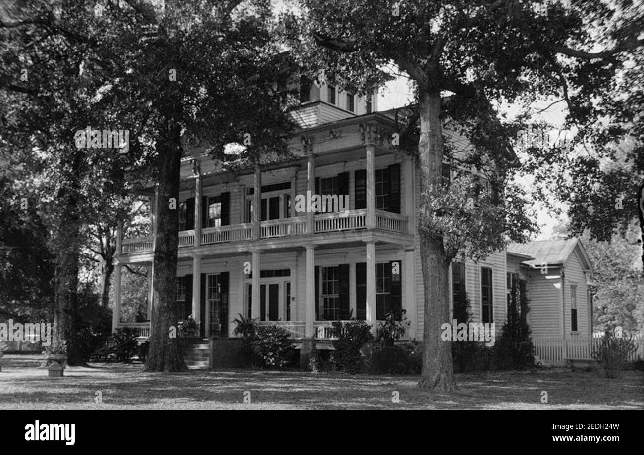 Oak Manor Plantation 01 Stock Photo - Alamy