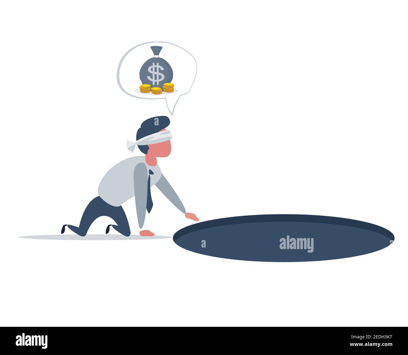 Cartoon man ignoring hi-res stock photography and images - Alamy