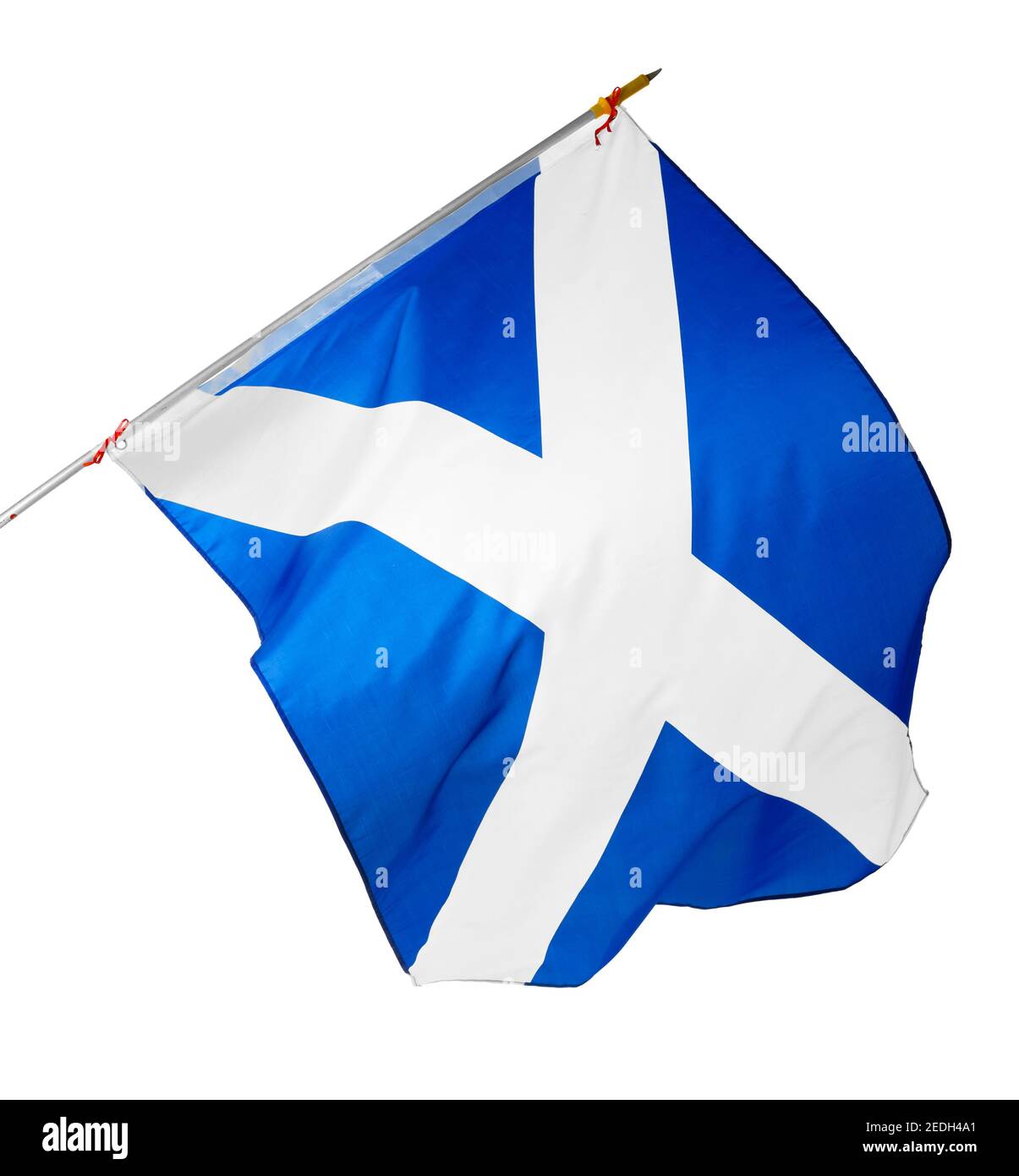 National flag of Scotland isolated on white background Stock Photo - Alamy
