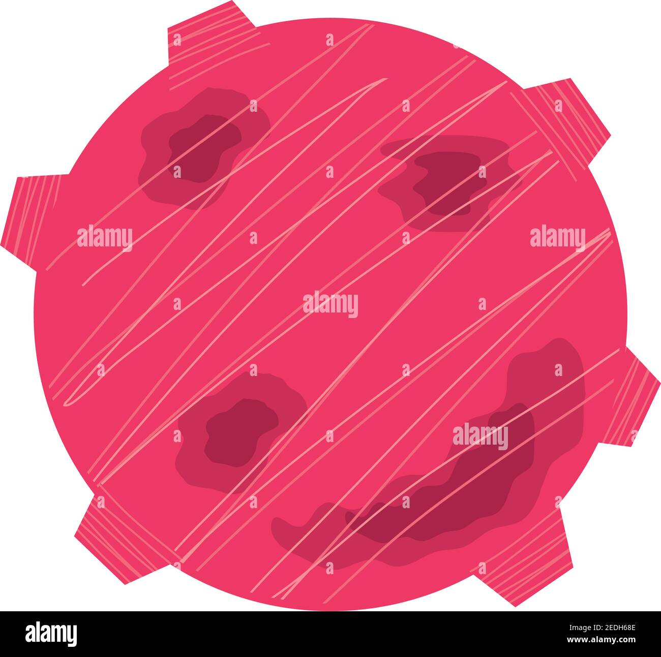 space asteroid rock galaxy icon isolated vector illustration Stock ...