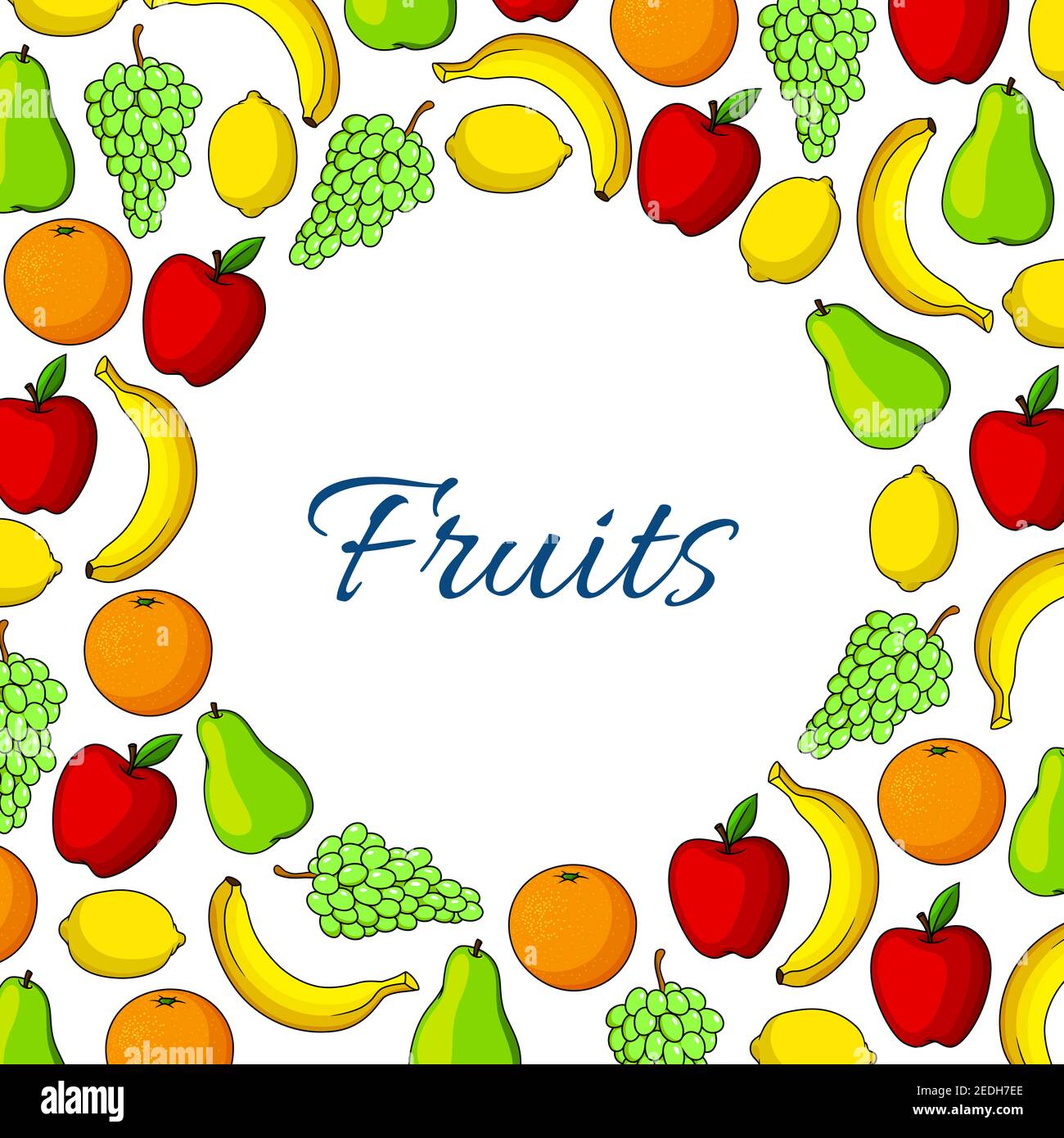 Fresh orange tangerine grape Stock Vector Images - Alamy