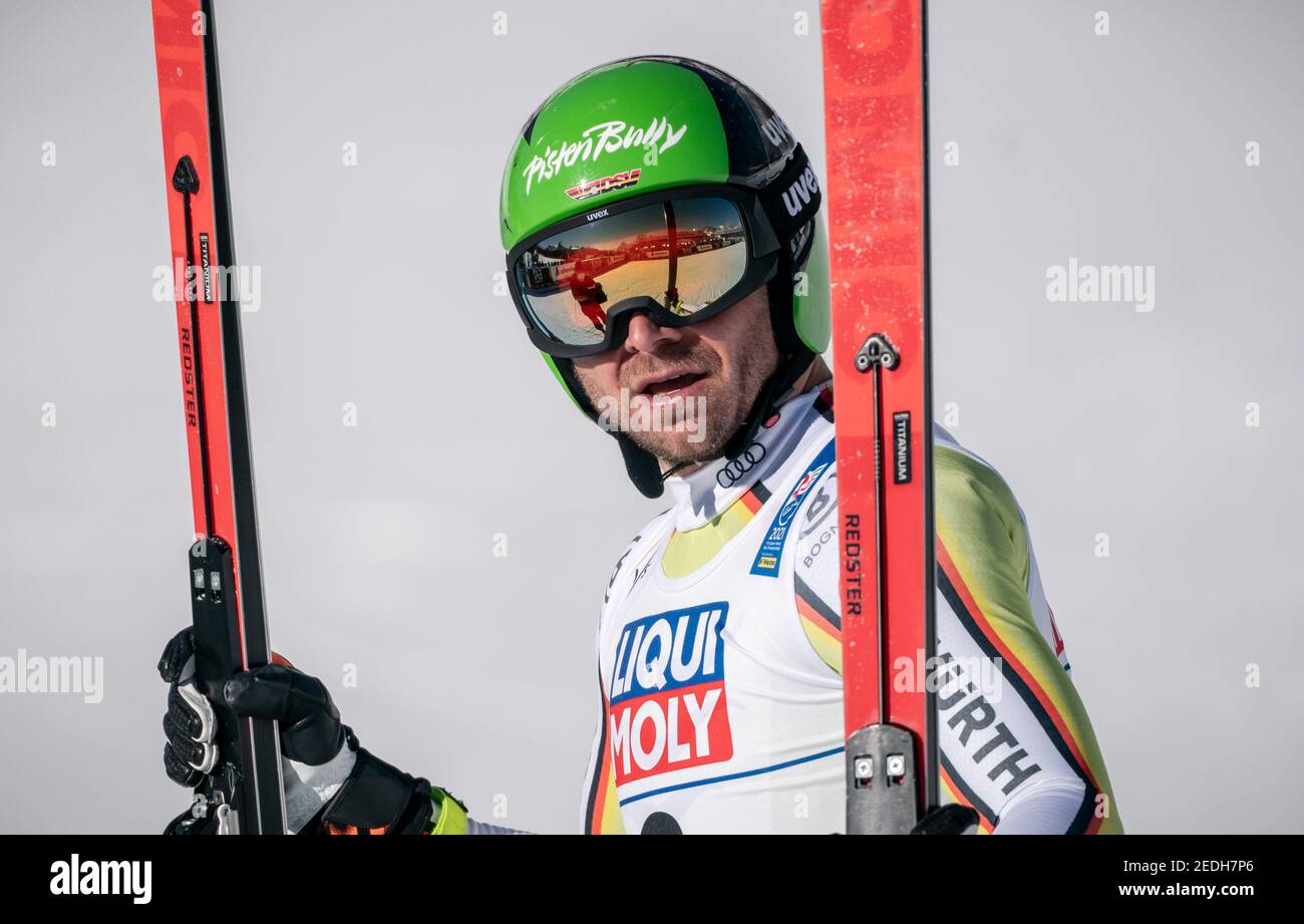14 February 2021, Italy, Cortina D´ampezzo: Alpine skiing: World Championships, downhill, men ...