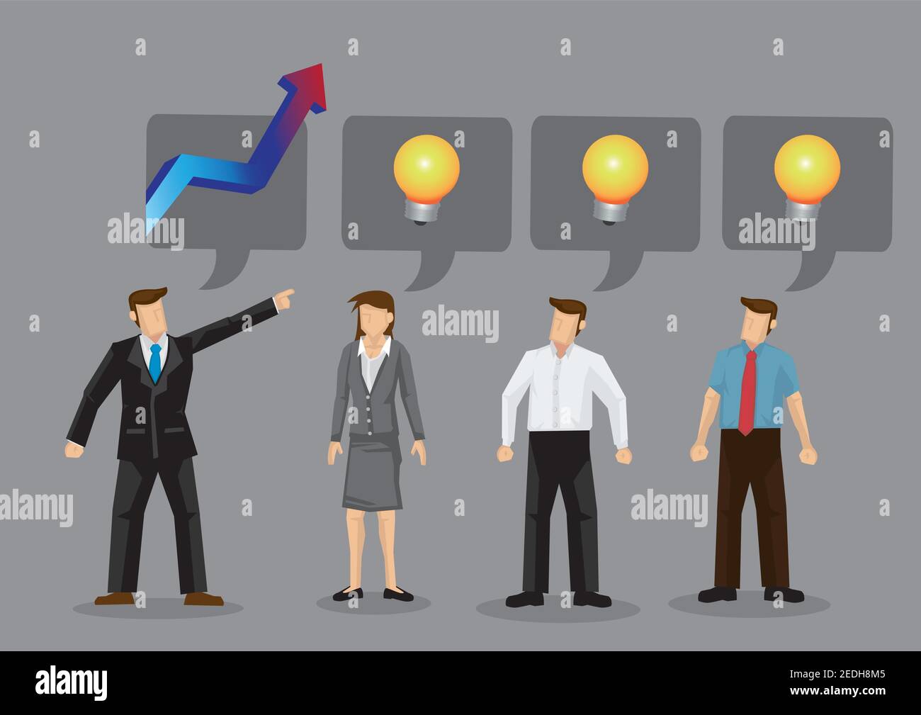 Employer demand ideas from his employees to rise the company revenue ...