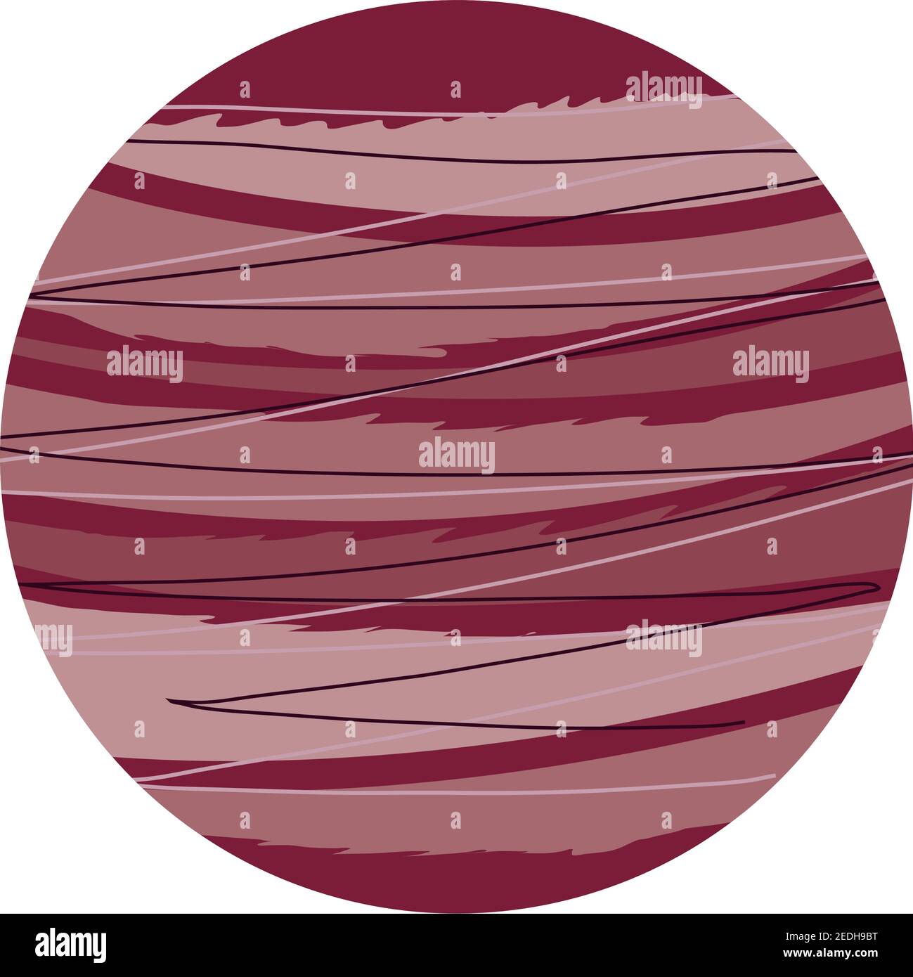 space planet solar system abstract icon isolated vector illustration ...