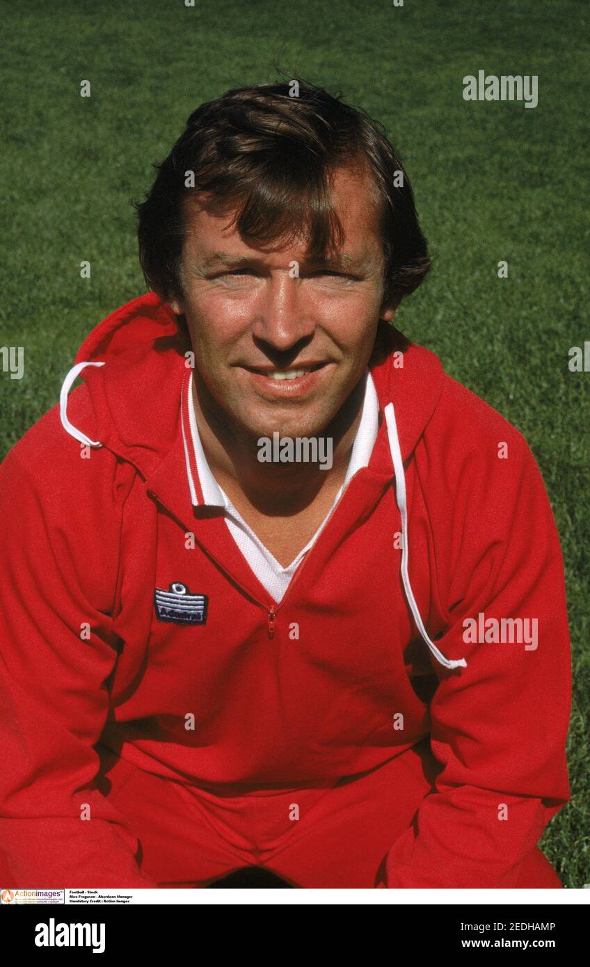 Aberdeen Manager Alex Ferguson High Resolution Stock Photography and ...