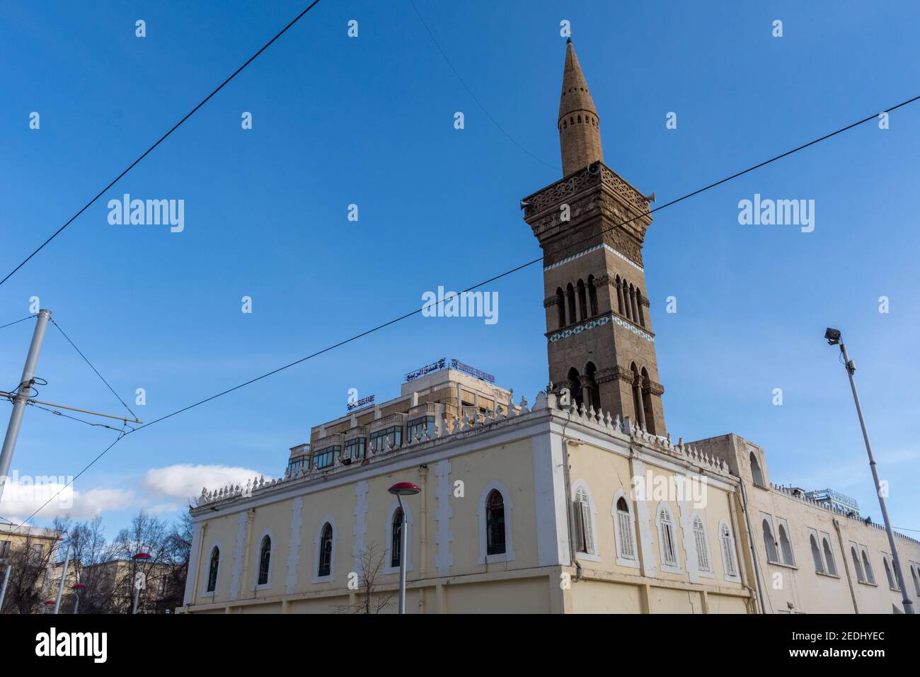 A beautiful view of the EL Atik mosque in Setif city Stock Photo - Alamy