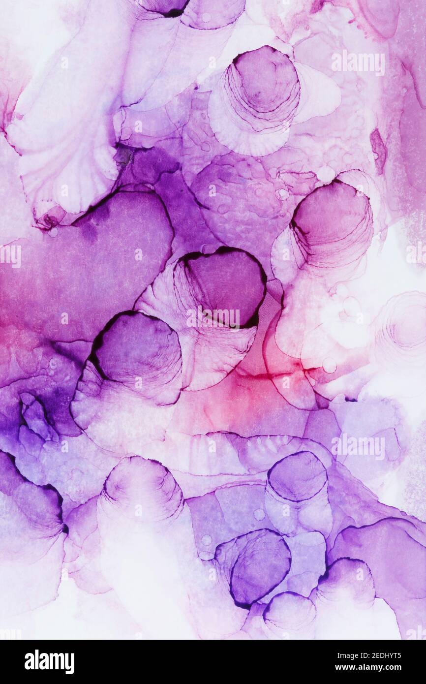 Abstract purple textured art hi-res stock photography and images - Alamy