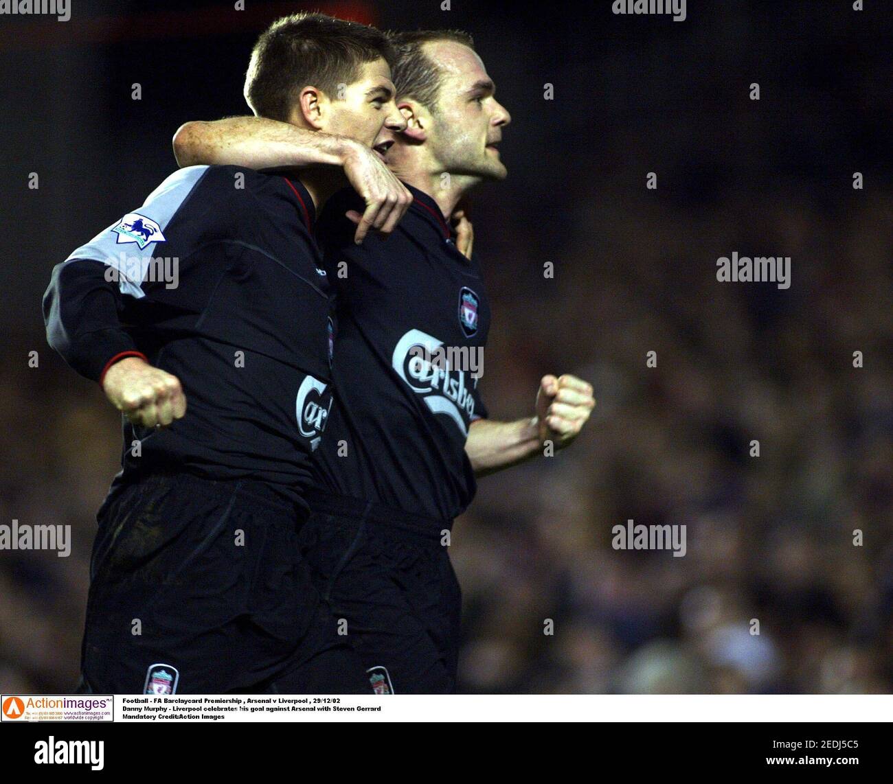 Danny murphy liverpool celebrates hi-res stock photography and images ...