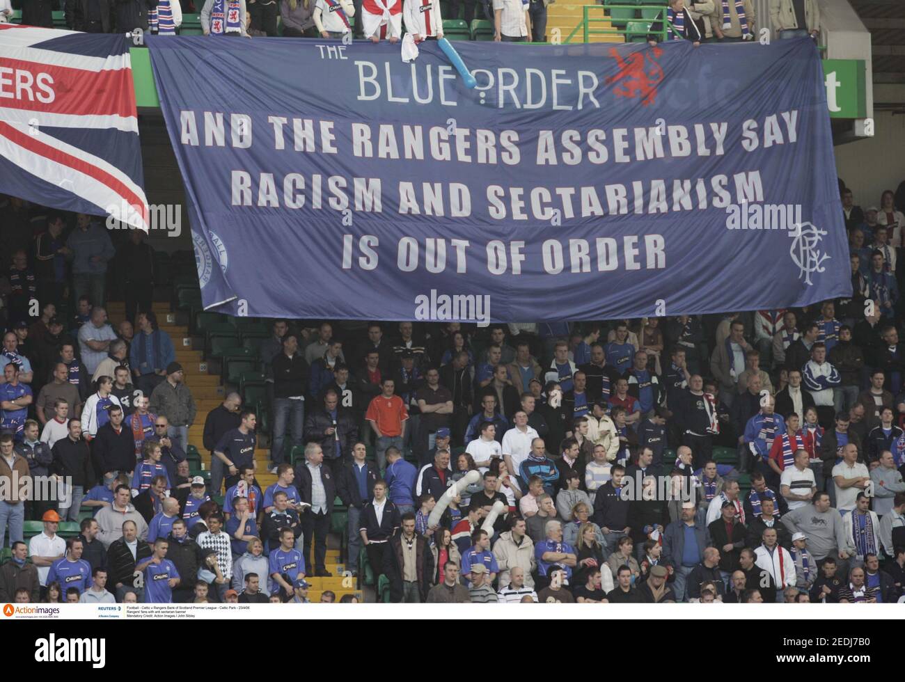Celtic rangers banner hi-res stock photography and images - Alamy