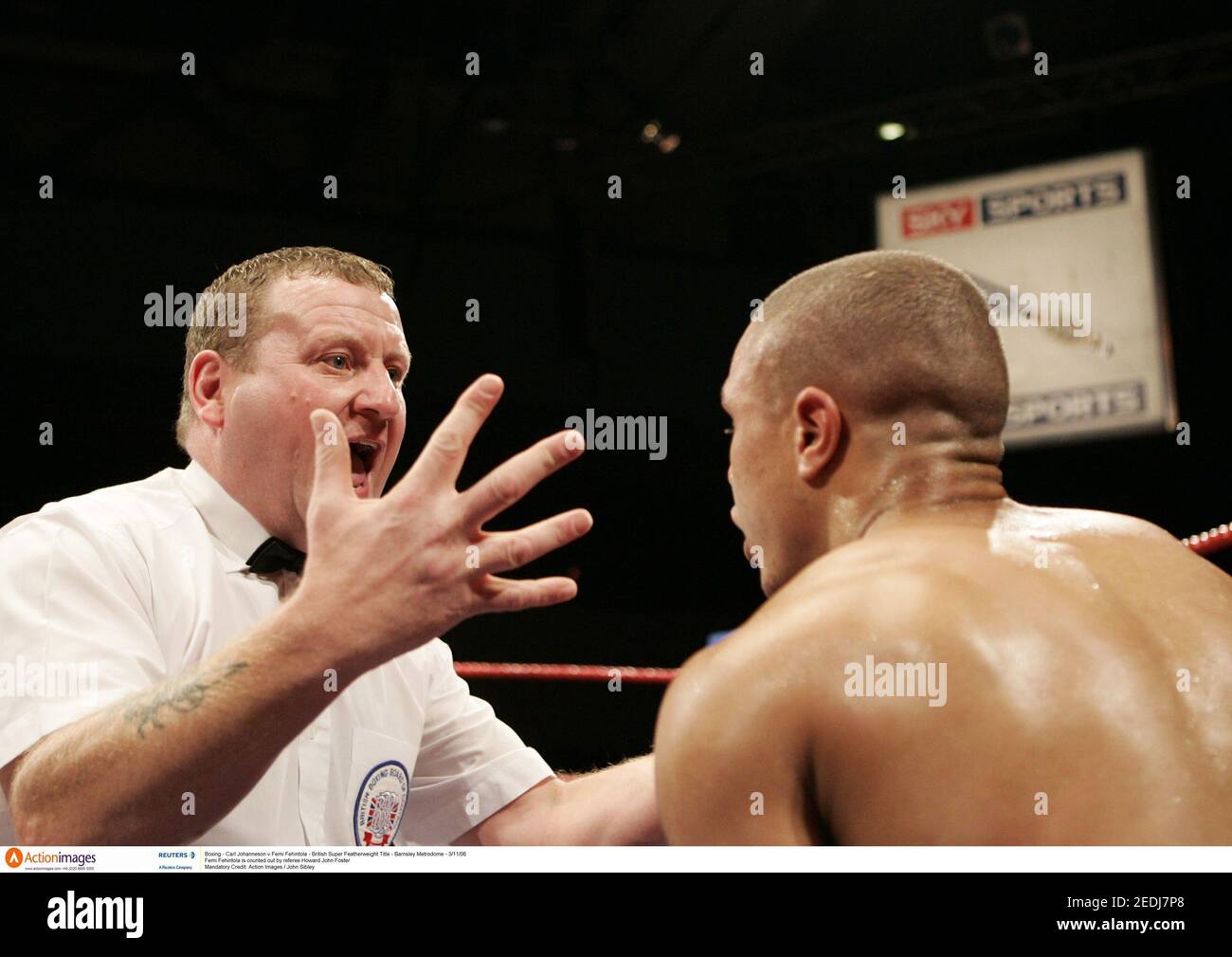 Boxing Howard Foster Referee High Resolution Stock Photography and ...