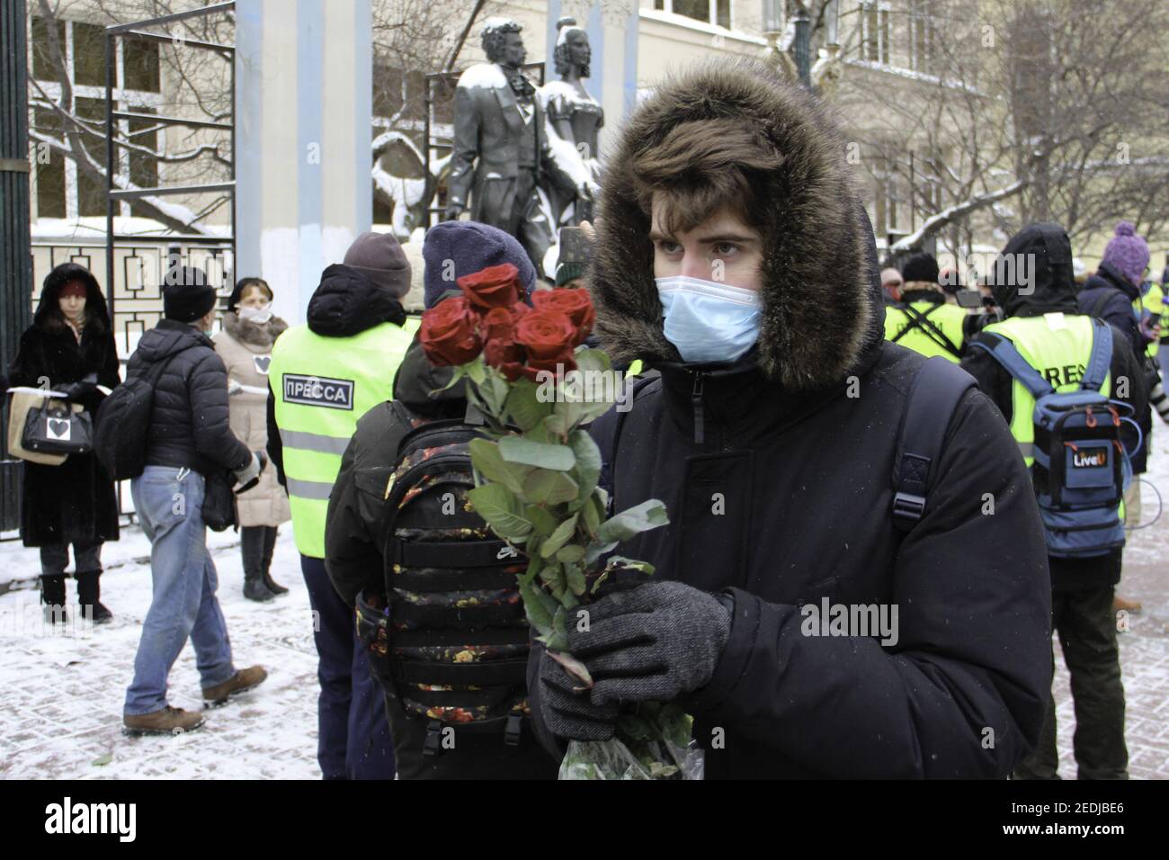 People take part in Women's Solidarity Chain, a rally in solidarity ...