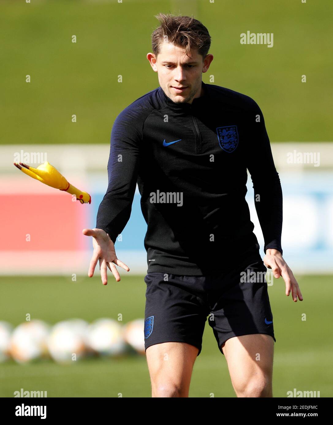 James tarkowski england training hi-res stock photography and images ...