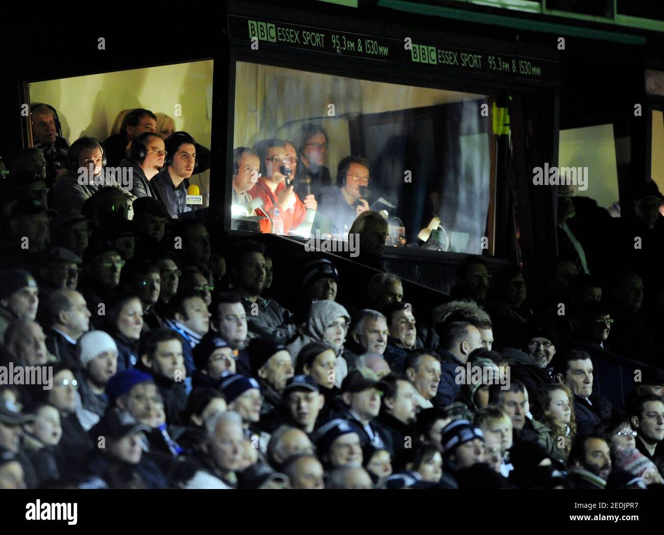 Commentary box soccer hi-res stock photography and images - Alamy
