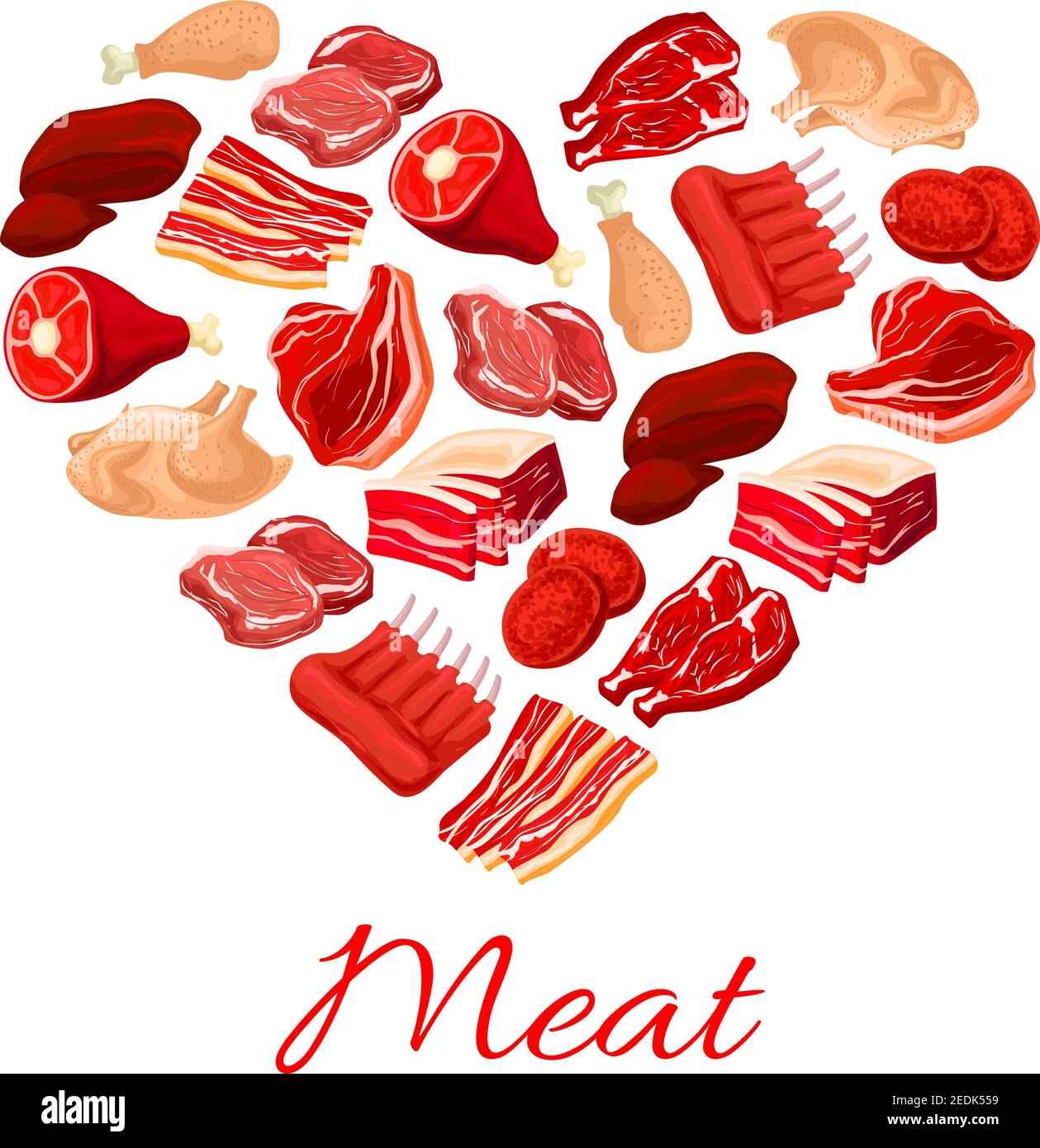 Beef filet Stock Vector Images - Alamy