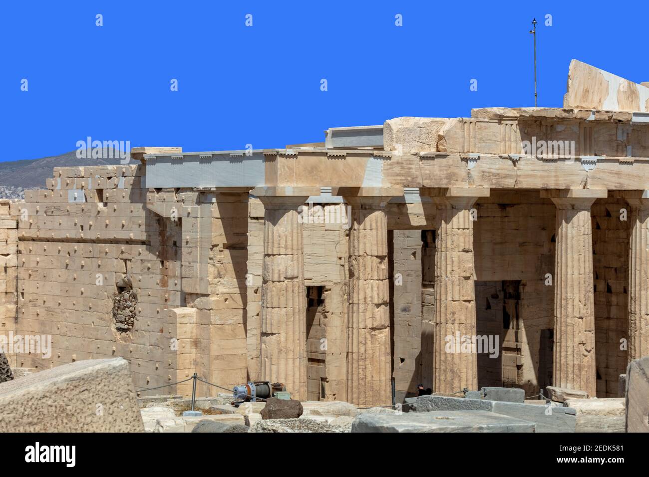 The Parthenon is a temple on the Athenian Acropolis in Greece, dedicated to the goddess Athena ...