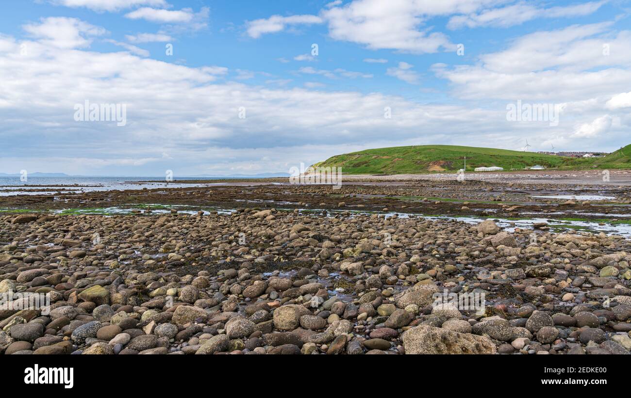 Low tide at Parton Beach, looking from Parton Bay towards Providence ...