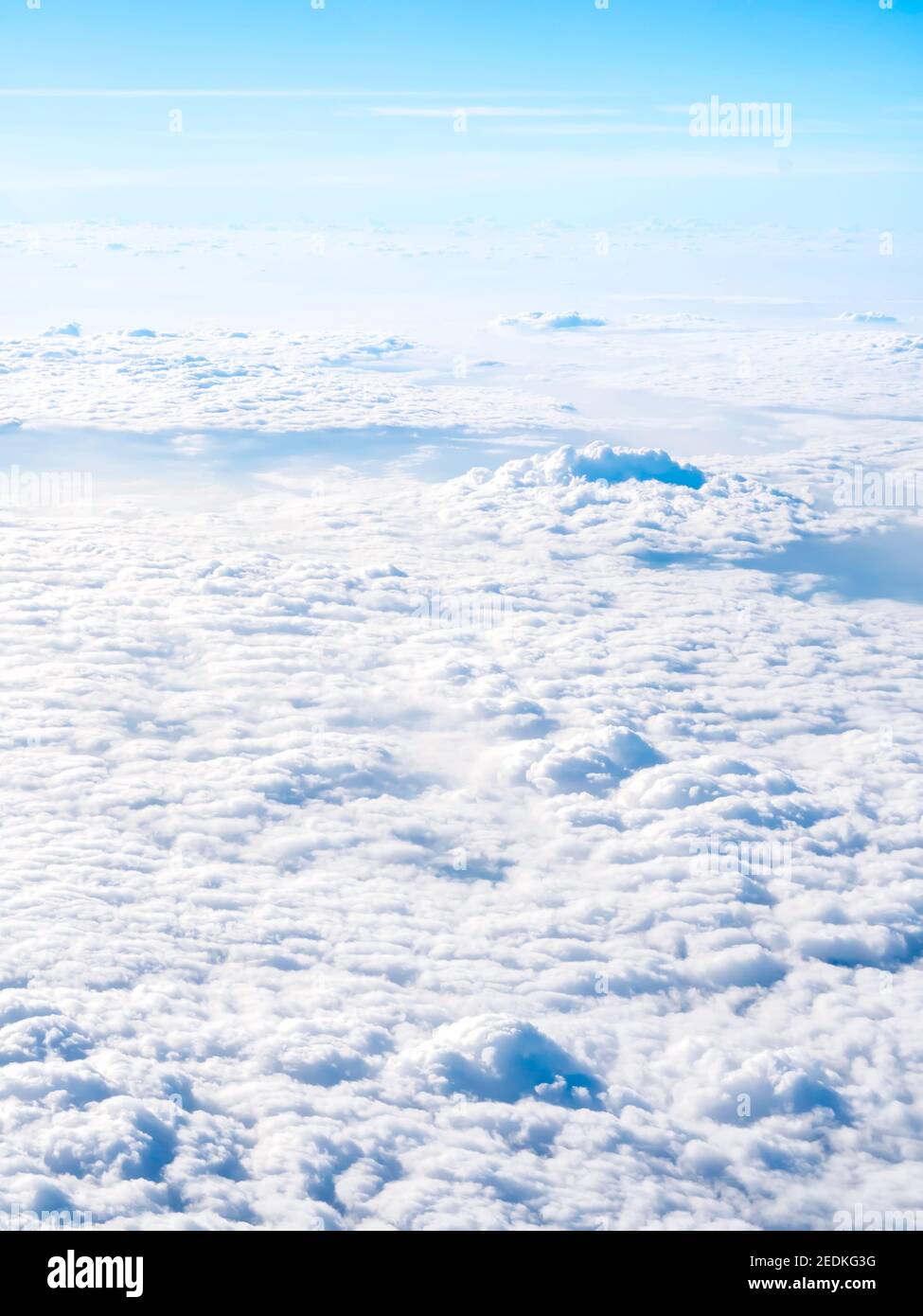Above The Cloud Amazing Sky View From Airplane Window Beautiful