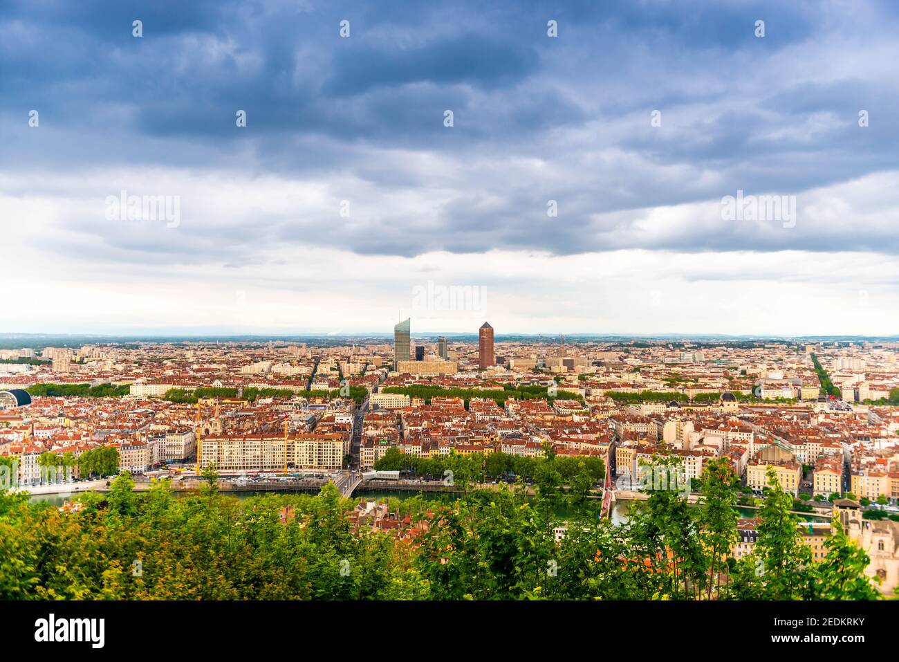 Panoramic aerial view lyon france hi-res stock photography and images ...