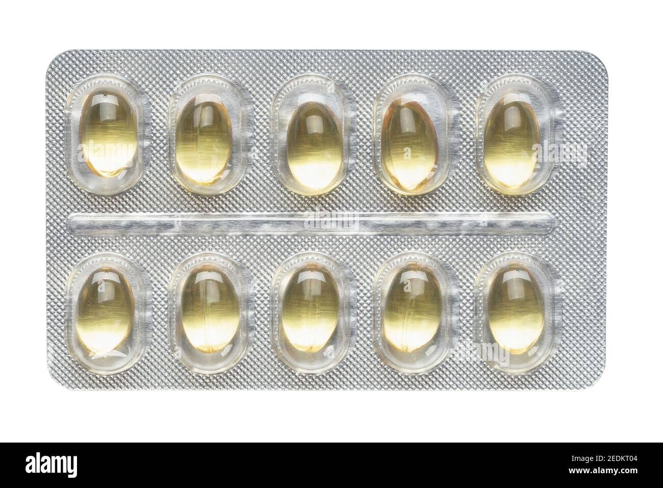 Tablets blister on a on white background. Layout of tablets packaging ...