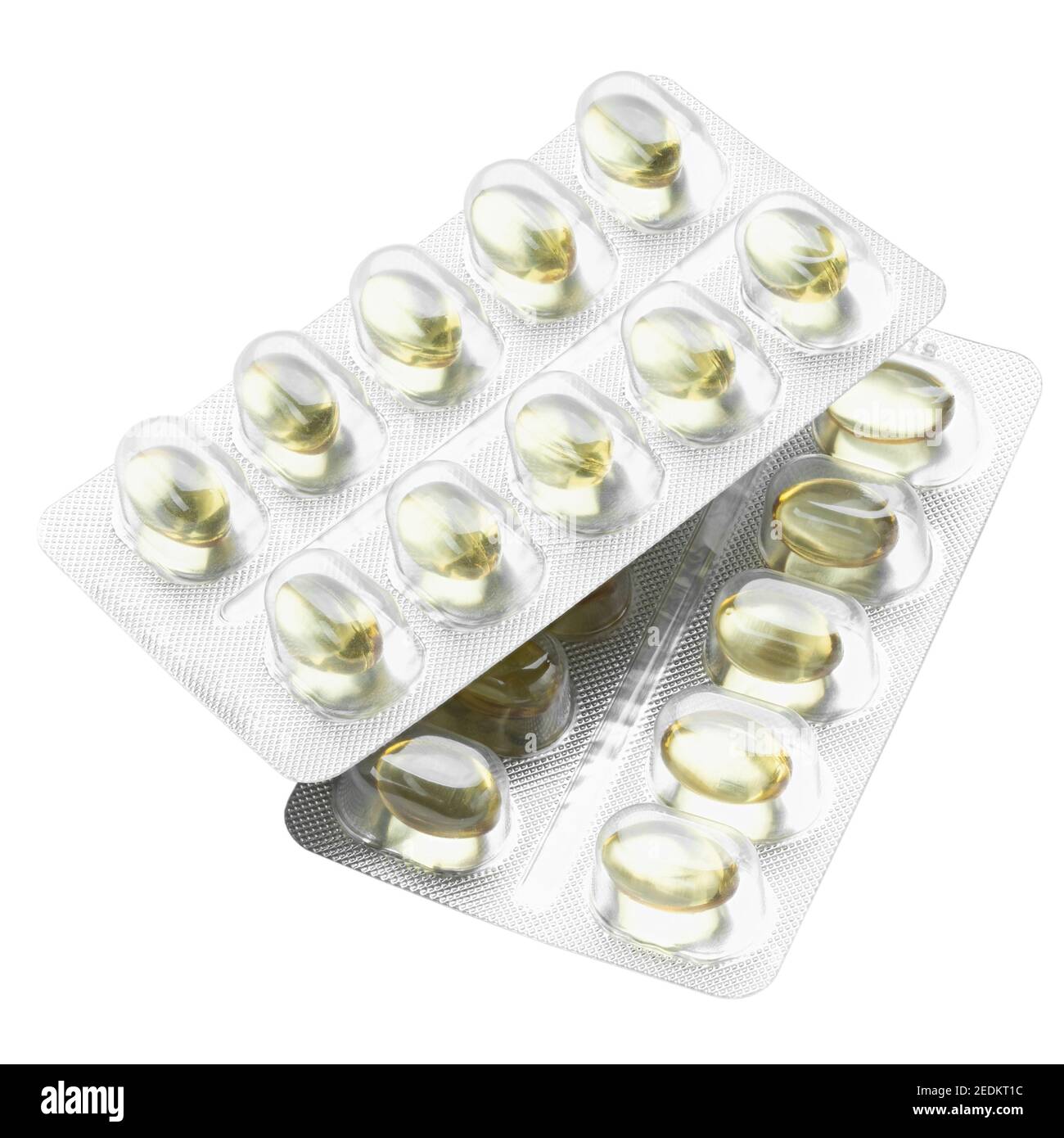 Tablets blister on a on white background. Layout of tablets packaging ...