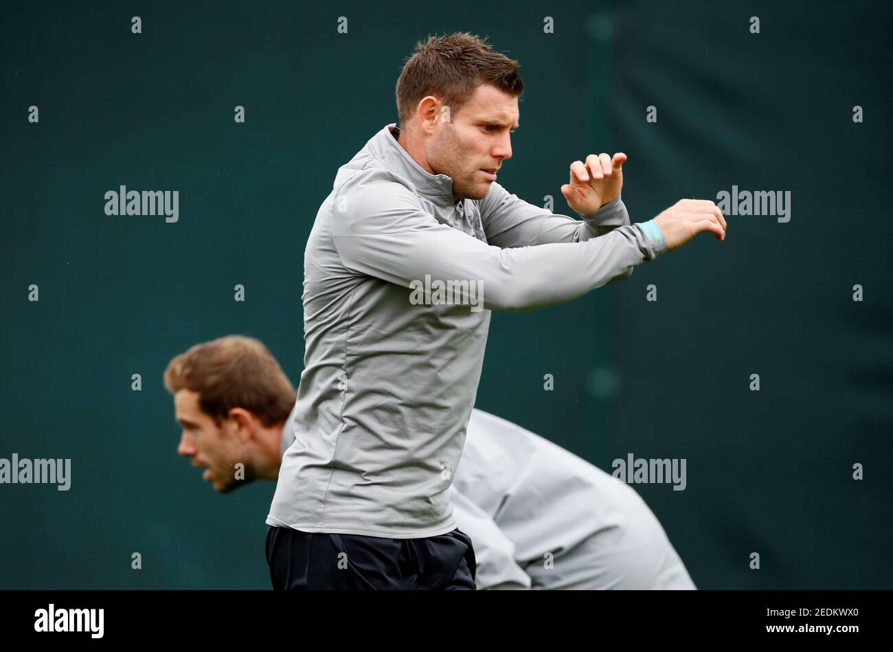 James milner liverpool training hi-res stock photography and images - Alamy